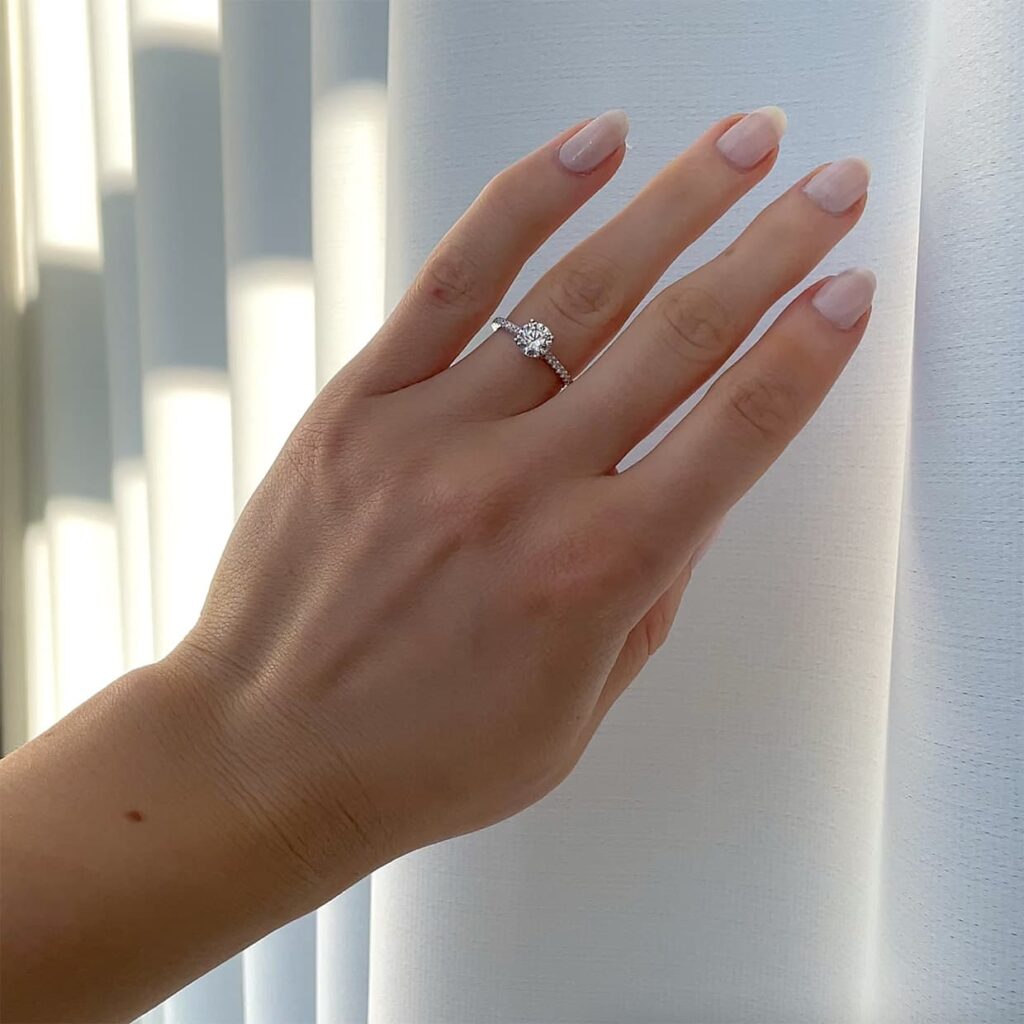 Oxford Silver Solitaire Ring